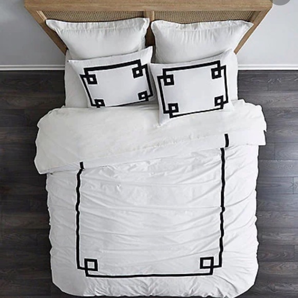 Bedding | Villa By Noble Excellence Greek Key Duvet Cover And Shams ...
